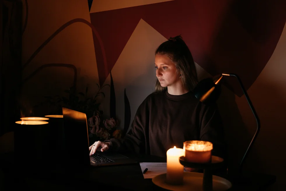 Working without electricity in Kosovo